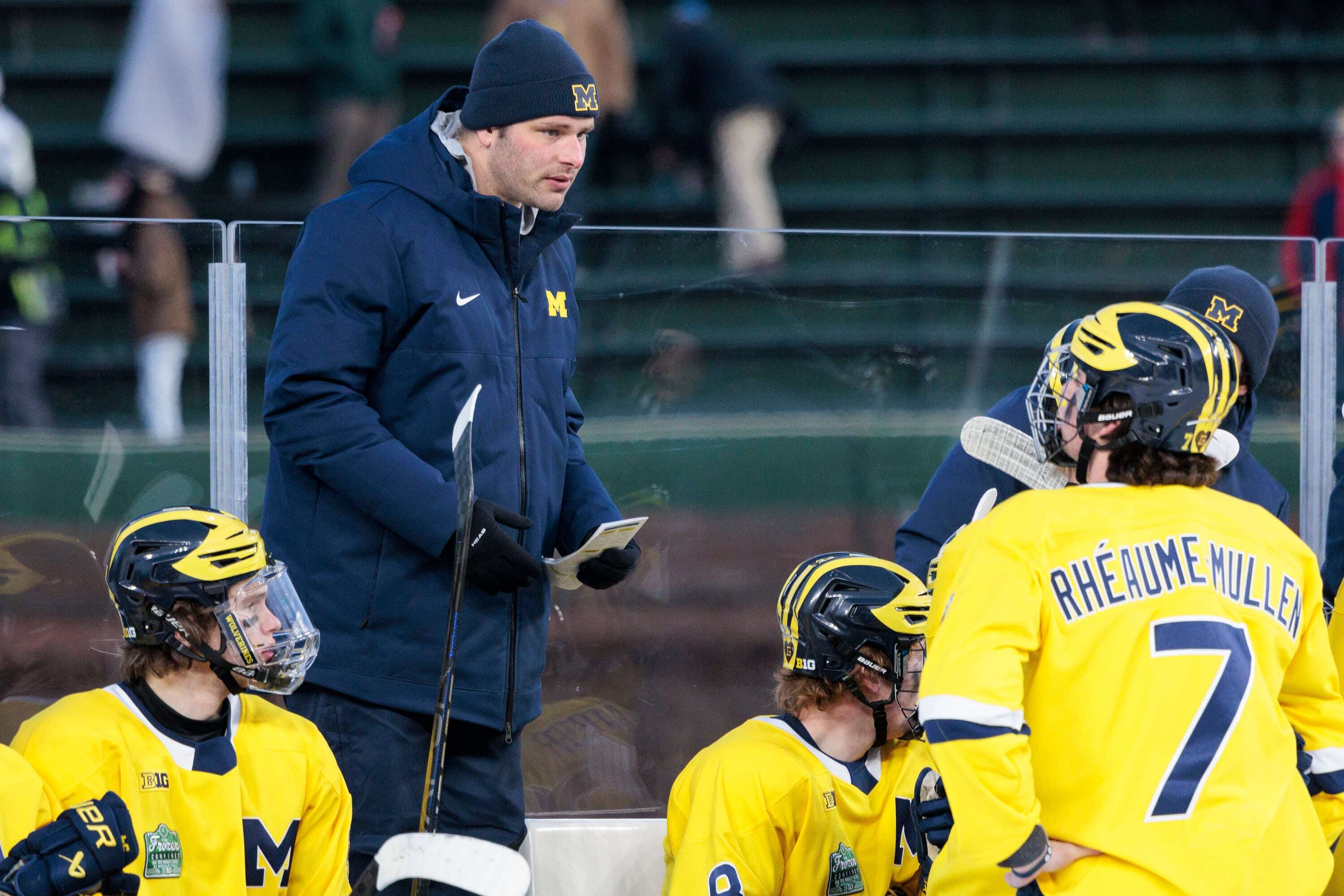 Why Michigan hockey coach is beaming entering 2025-26 season