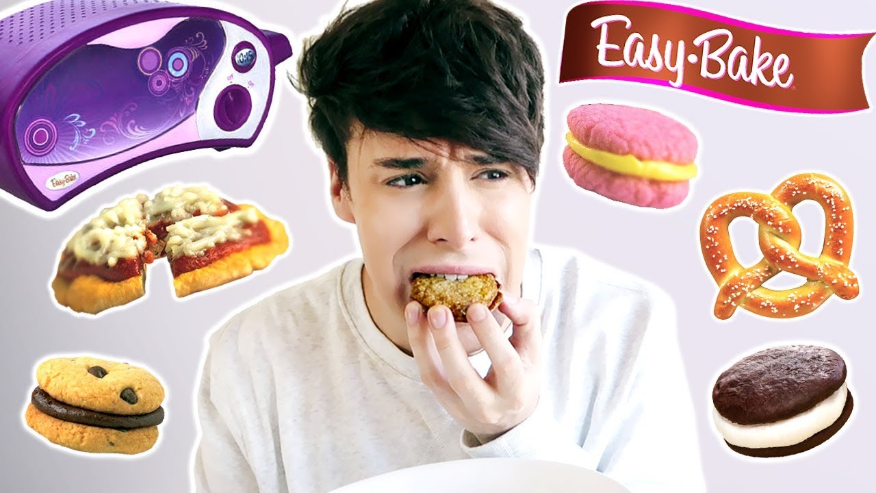 Eating Only Easy Bake Oven Foods for 24 Hours Challenge