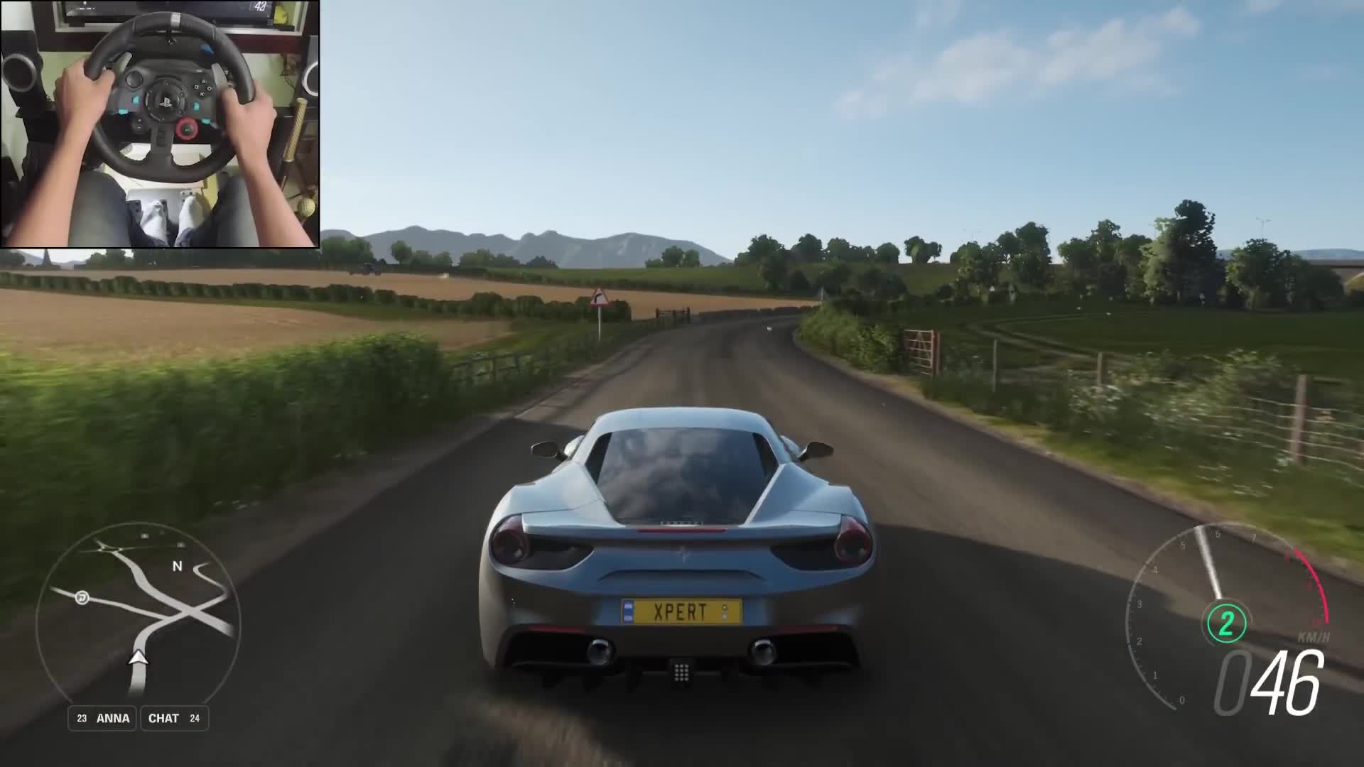 Ferrari 488 GTB Unleashed | Forza Horizon 4 Logitech G29 Gameplay