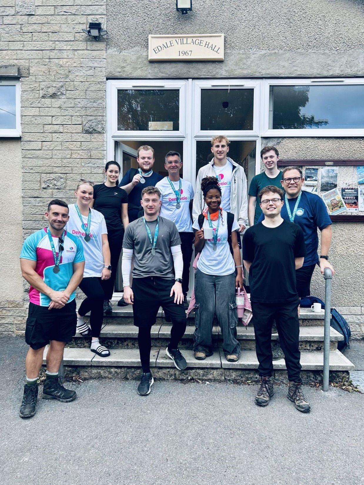 Nottingham's UHY conquers Peak District challenge for Dementia UK
