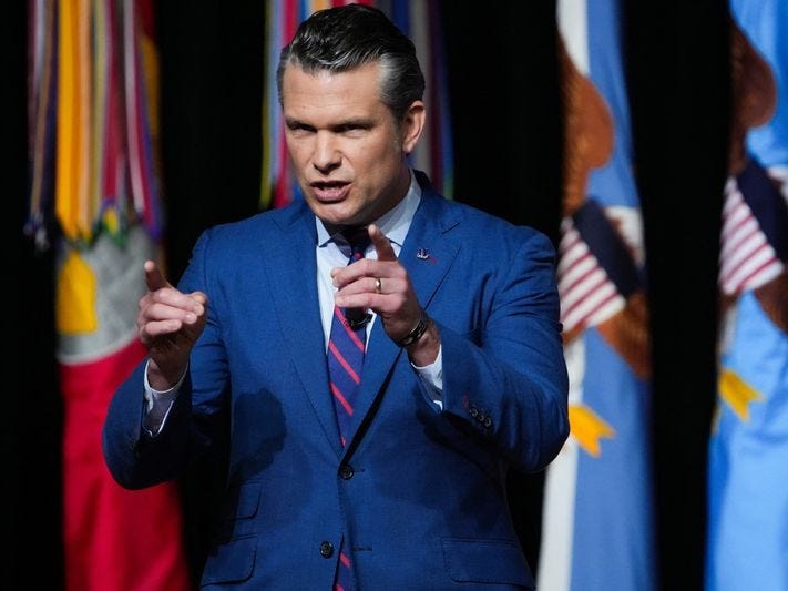 Hegseth ordered hundreds of generals to DC to tell them no more fat ...