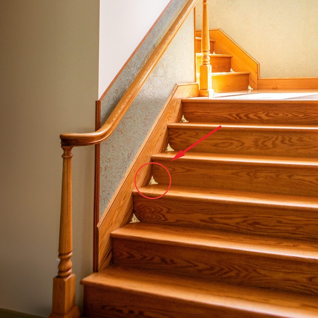 Here’s What It Means If You See Tiny Triangles on Stairs