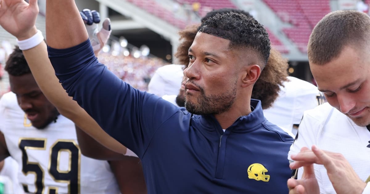 Marcus Freeman reacts to Sam Pittman firing after loss to Notre Dame ...