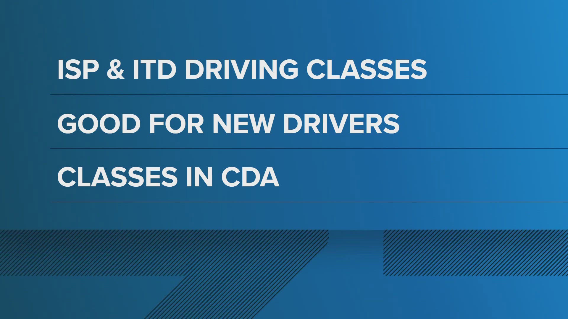 ITD, ISP hosting winter driving classes