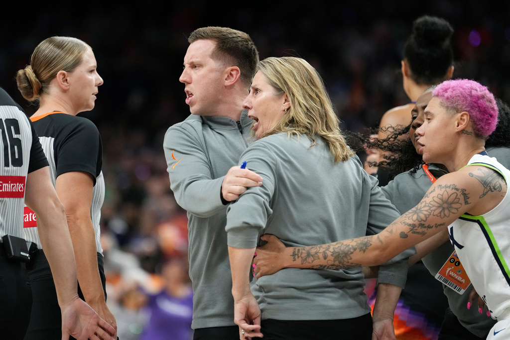 WNBA fines Minnesota coach Cheryl Reeve a record $15,000 for conduct ...