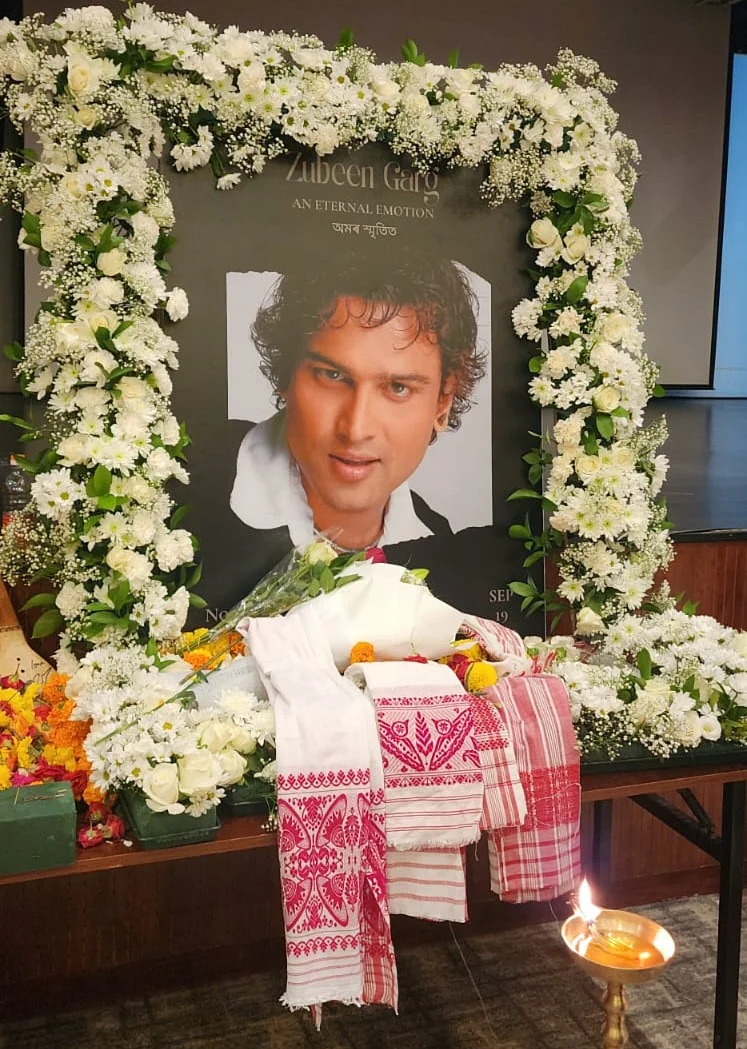 Dubai residents pay tribute to late Assamese cultural icon Zubeen Garg