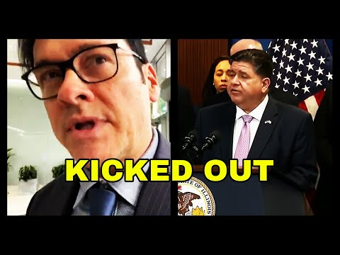 Chicago Reporter KICKED OUT Of Illinois Governor's Press Conference
