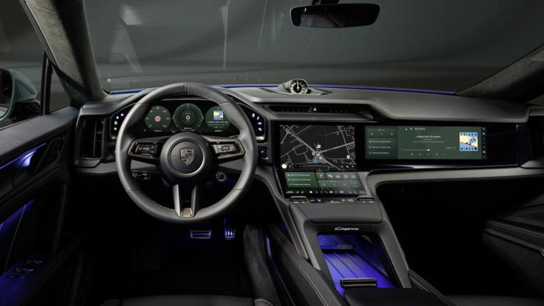 Porsche Unveils 2026 Cayenne Electric Interior With Flow Display and AI ...
