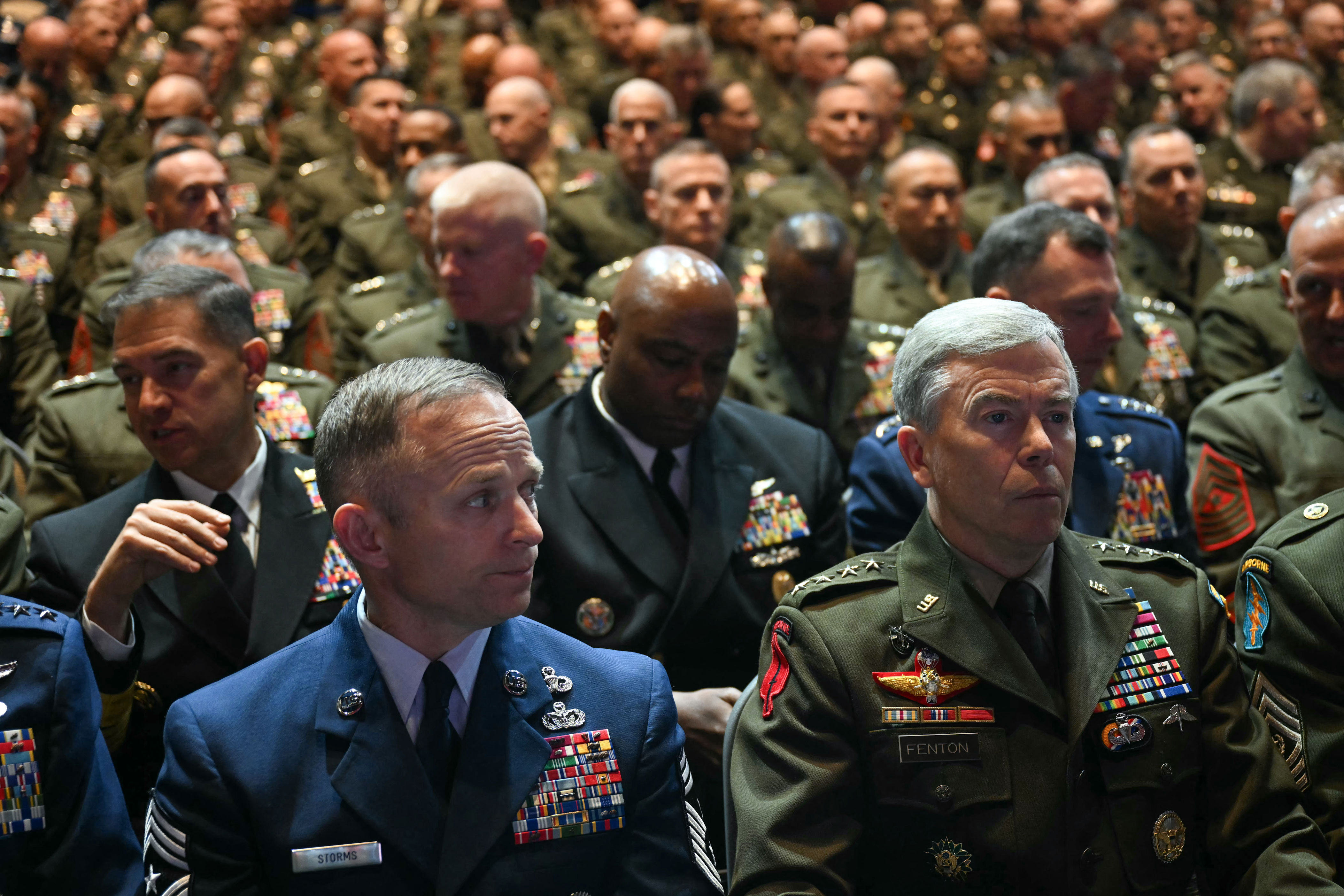 Trump defends using troops to police U.S. cities in address to military ...