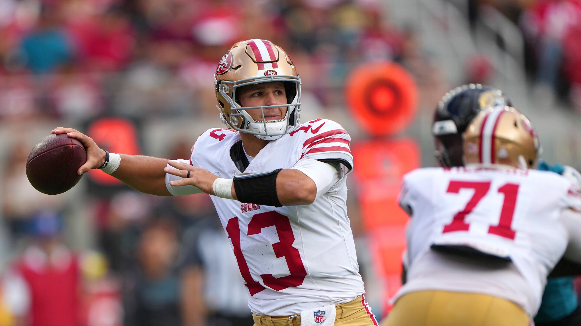 John Lynch calls Brock Purdy, Ricky Pearsall questionable for Thursday ...