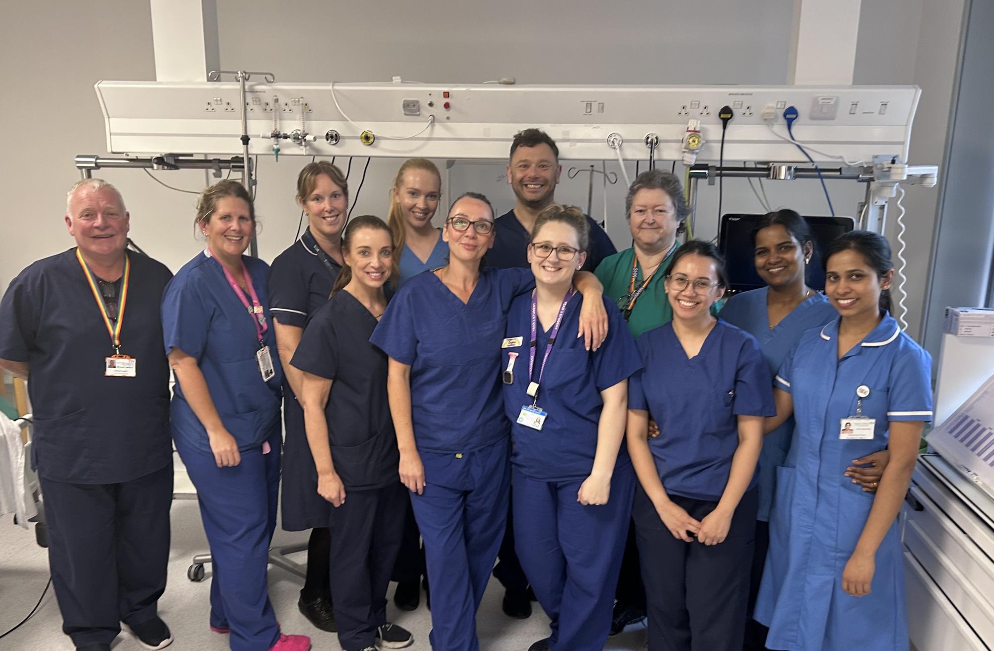 Lancaster hospital ICU team smash Rehab 500 charity challenge