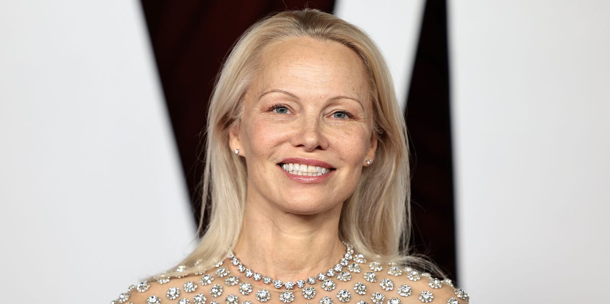 Pamela Anderson Ditches Her Signature Blonde Hair for a Shocking New 'Do