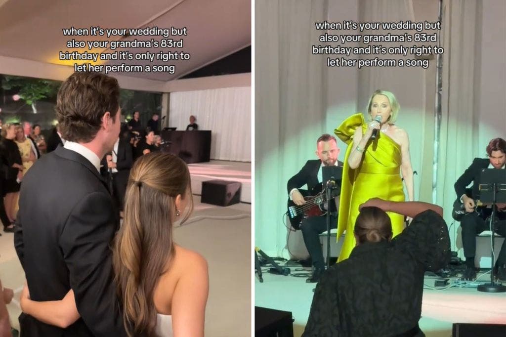 Woman’s wedding falls on gran’s 83rd birthday, she steals the show