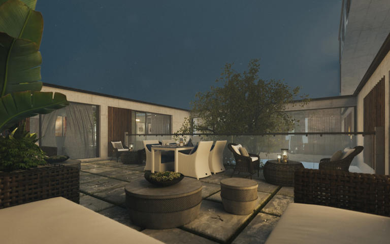 Kdo bydlí v domě na útesu, který takřka visí nad stromy, skálou i vodou?