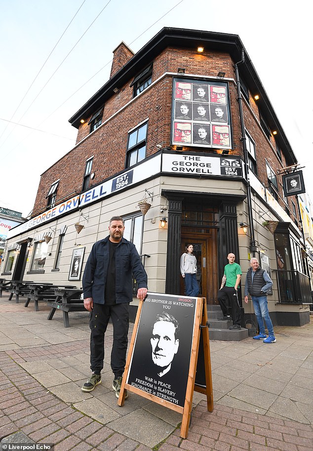 Pub renamed The George Orwell in protest over Labour's digital ID cards