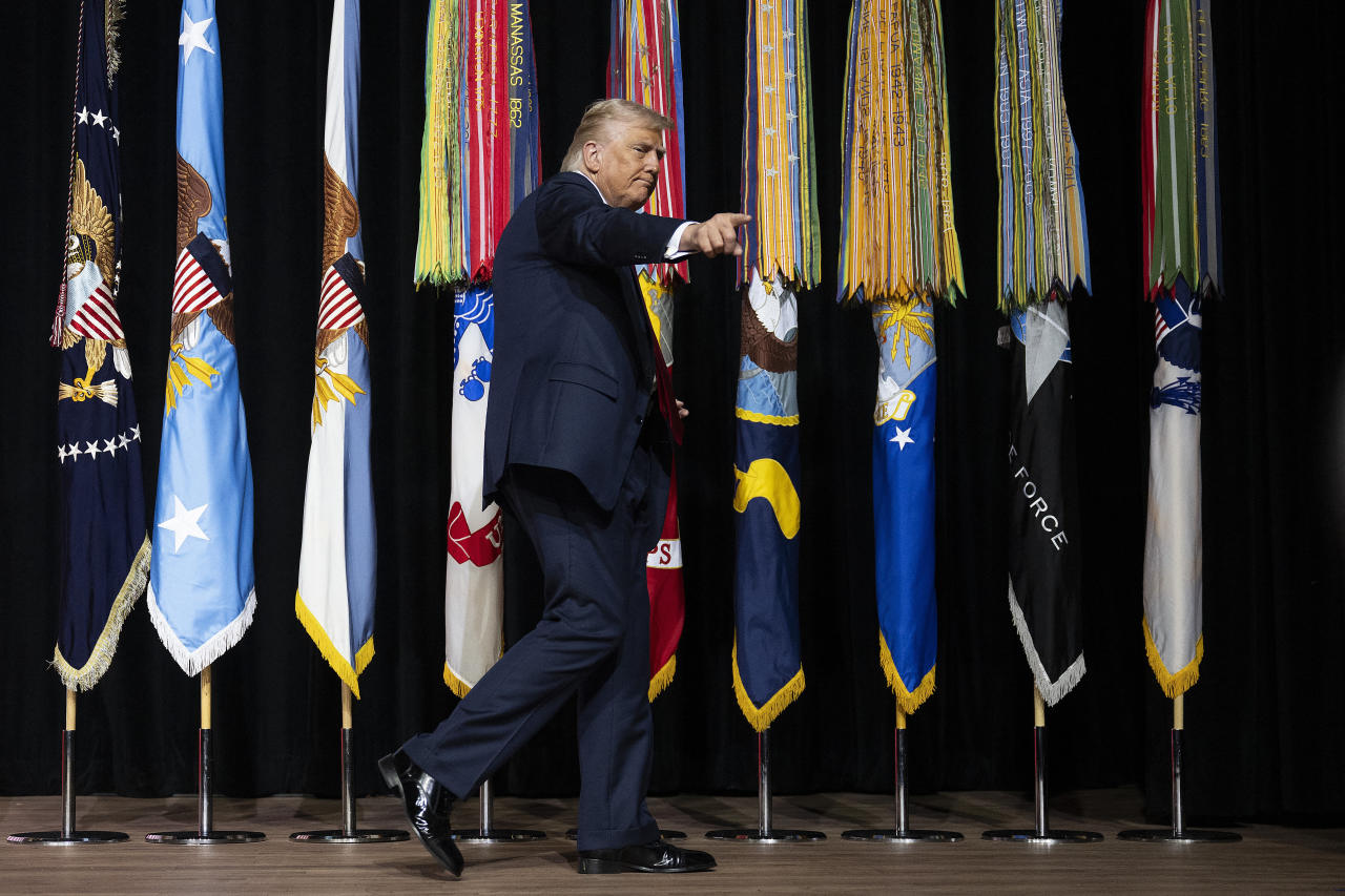 Trump Tells Generals the Military Will Be Used to Fight ‘Enemy Within’