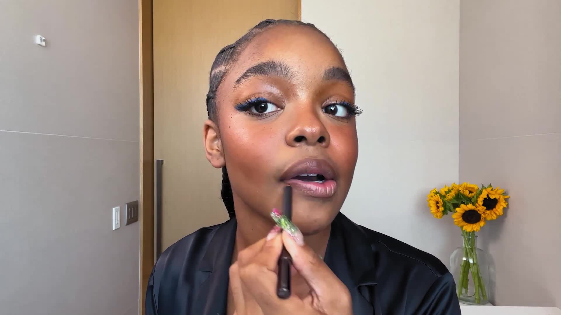 Marsai Martin’s Guide to Bold Blue Eyeliner