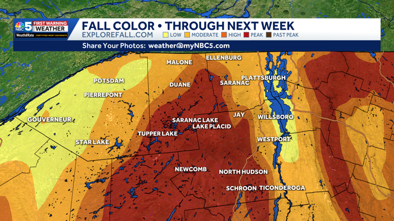 Spectacular colors: Peak foliage to occur in the Adirondacks, along the ...