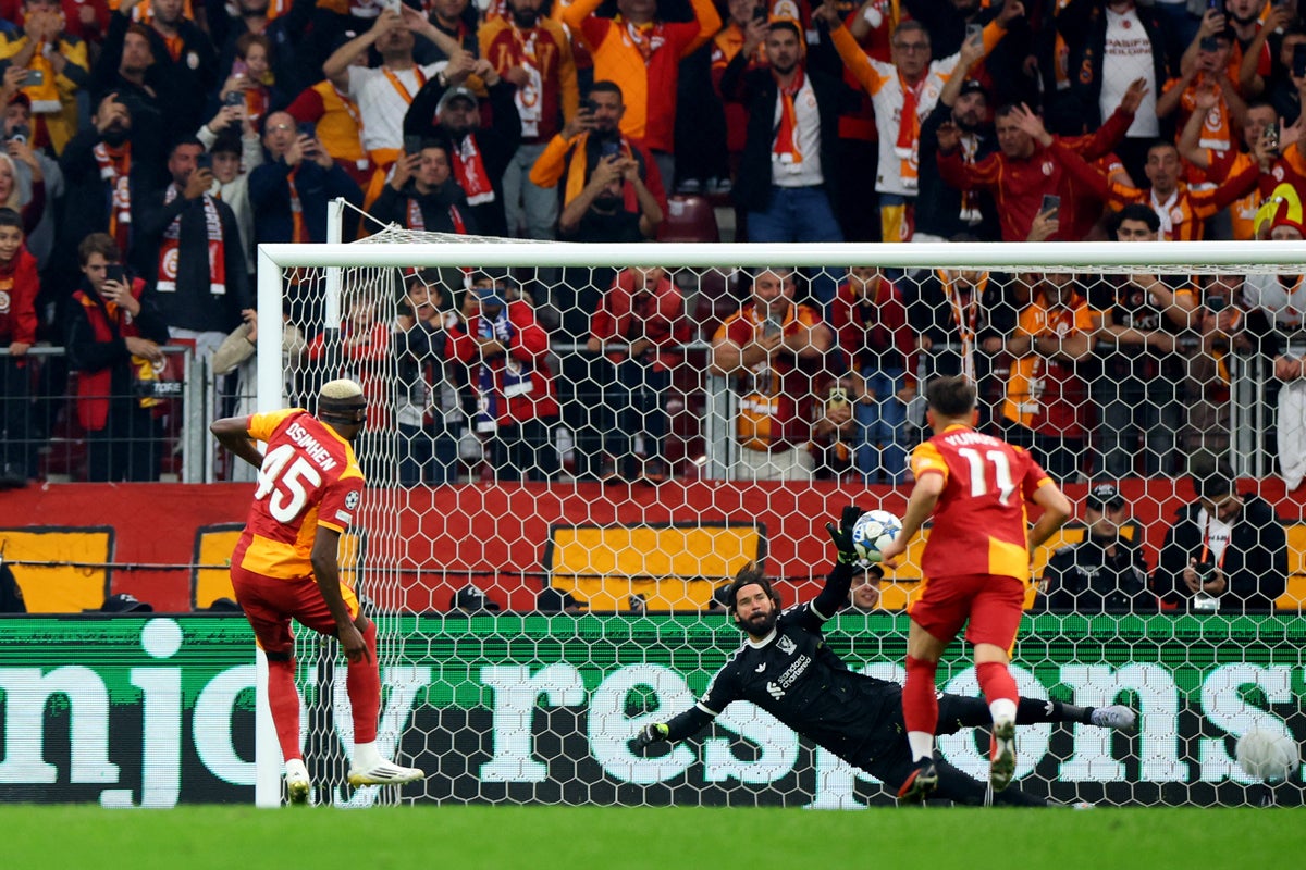 Galatasaray vs Liverpool live: Visitors beaten again as Arne Slot ...