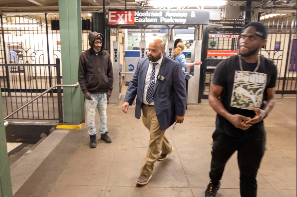 MTA worker, 64, slashed on neck by crazed man walking on NYC subway ...