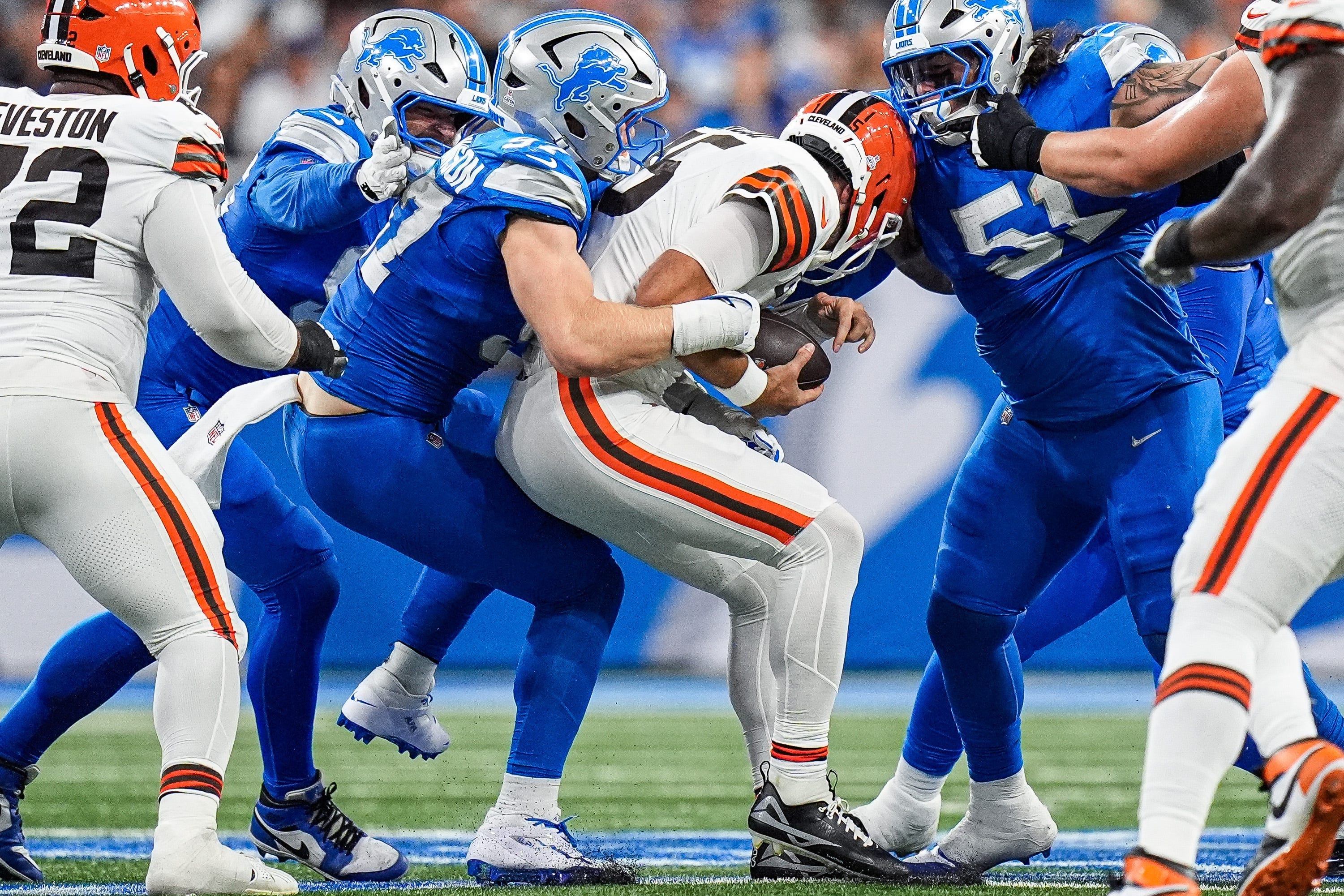 Four Duds in disappointing loss against the Detroit Lions