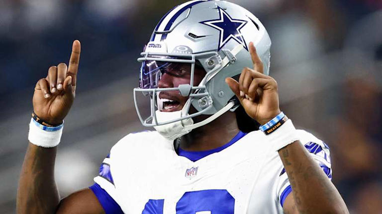 Cowboys' Joe Milton has viral catch session with fan who wasn't ready ...