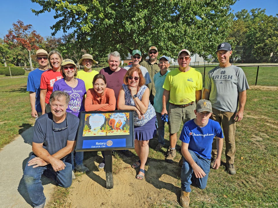 Storybook Walk brings reading and fun to Klecha Park in St. Clair