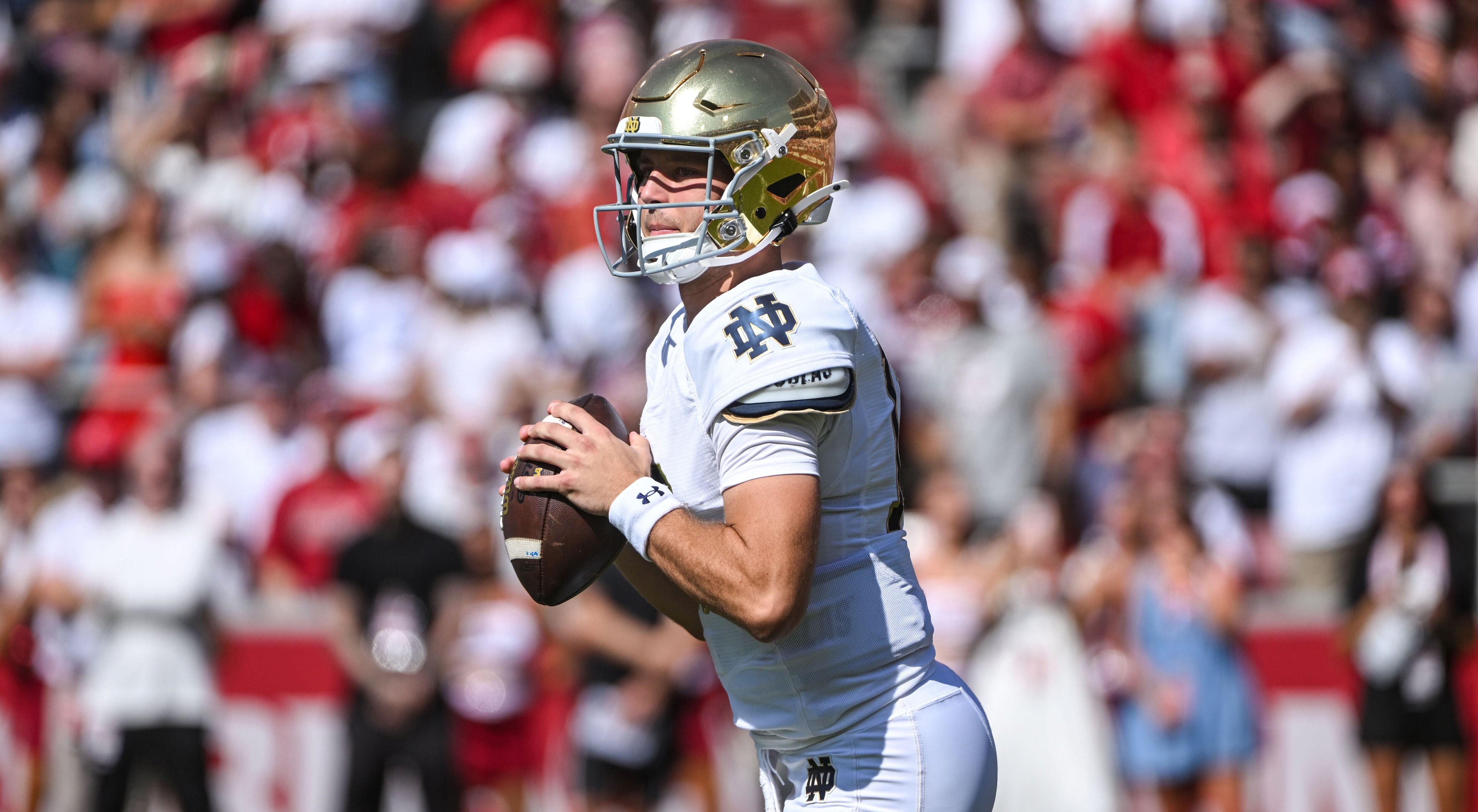 ‘CJ Carr is rare’: Notre Dame coach Marcus Freeman weighs in on QB’s ...