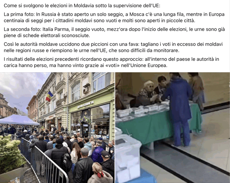 Elezioni in Moldavia, questo video non mostra dei brogli nel seggio di ...