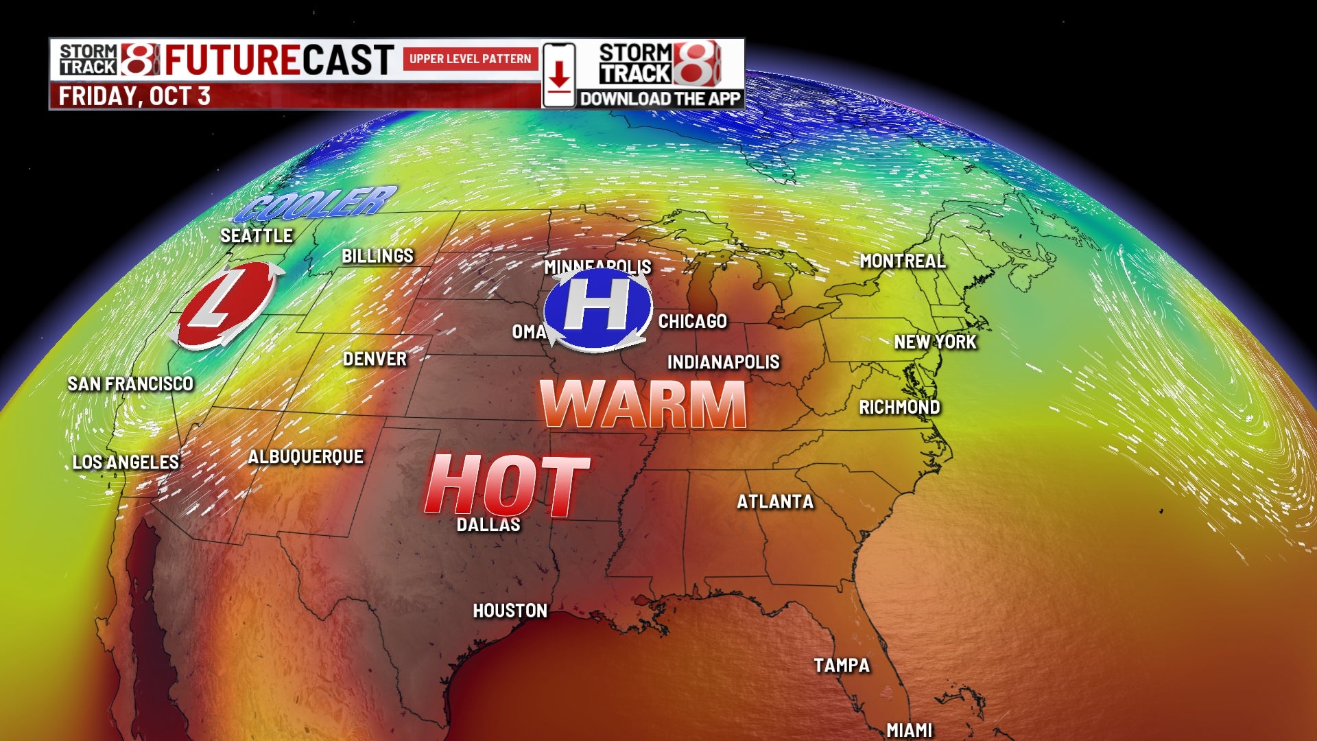 Warm start to October, with more 80s in the forecast