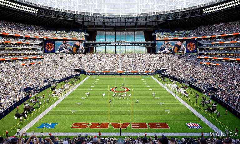 Chicago Bears release new stadium renderings for projected $5billion ...