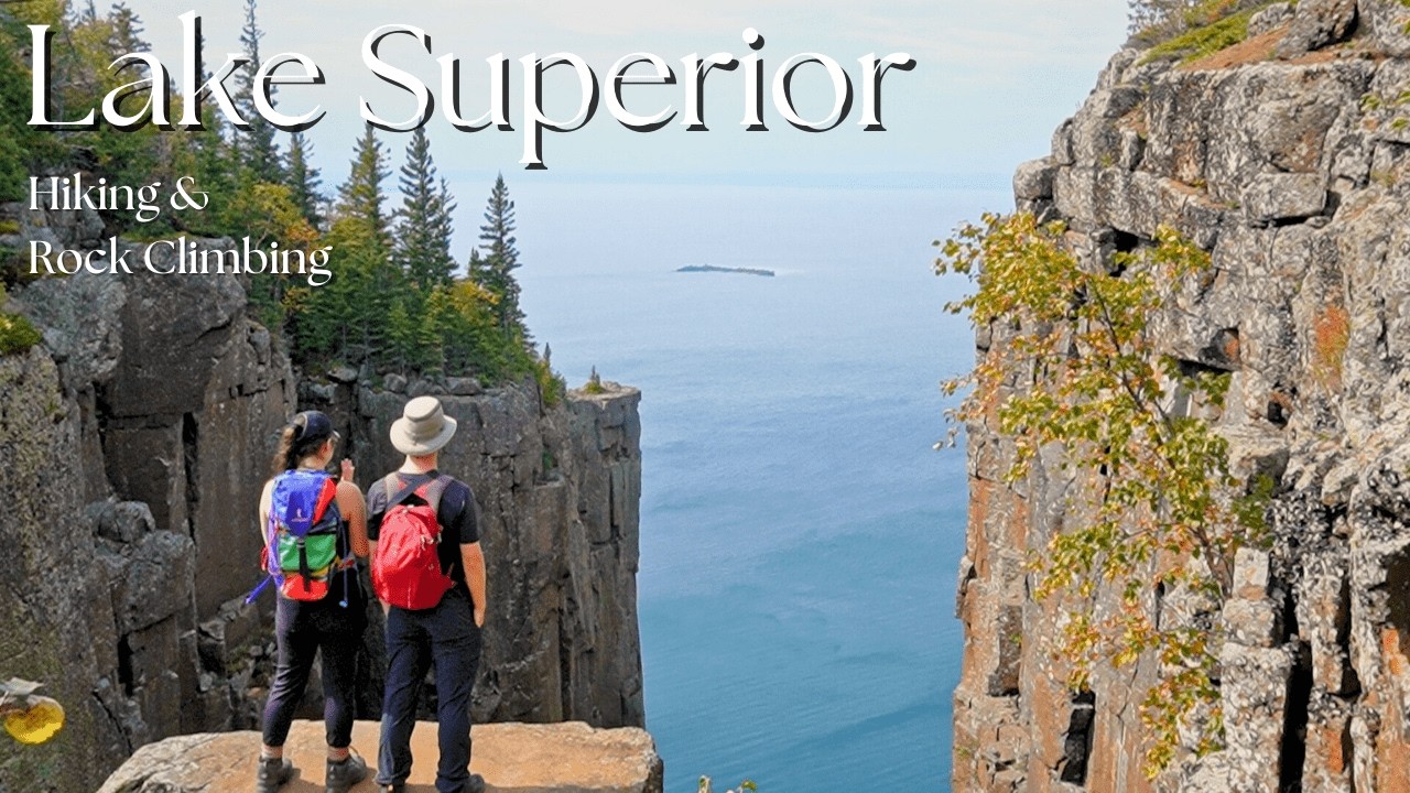 Climbing rocks and conquering giants at Lake Superior