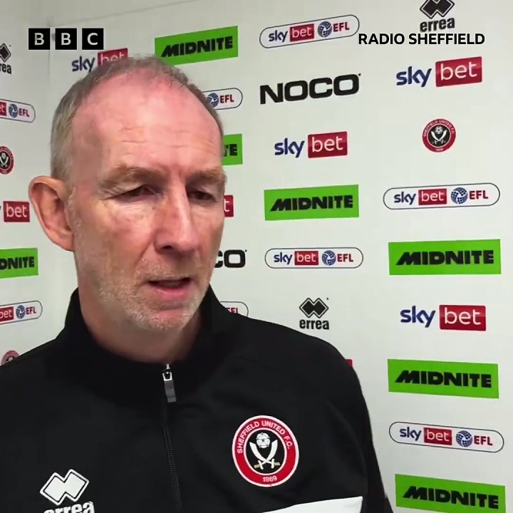 Alan Knill's verdict on an evening of frustration for Sheffield United