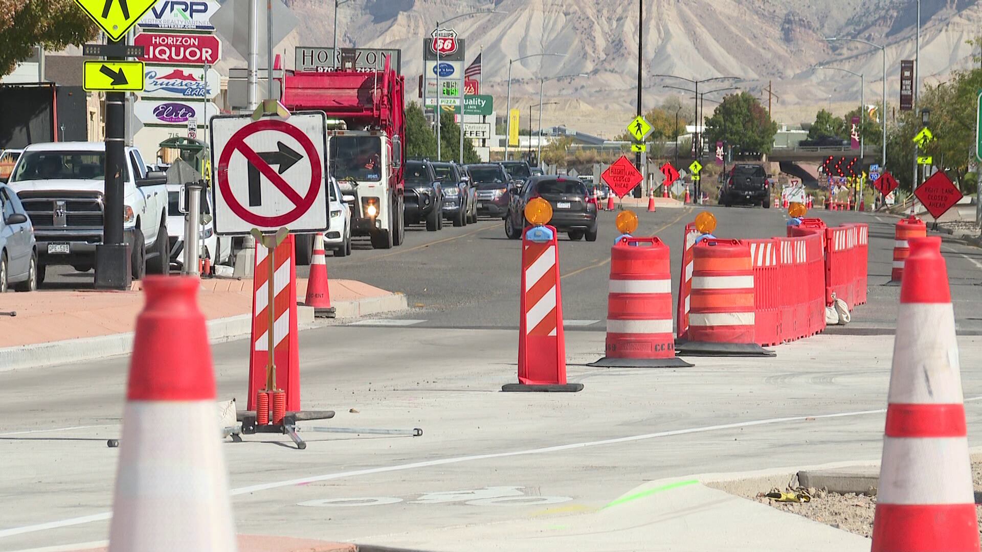 Horizon Drive and G Road roundabout nearing completion