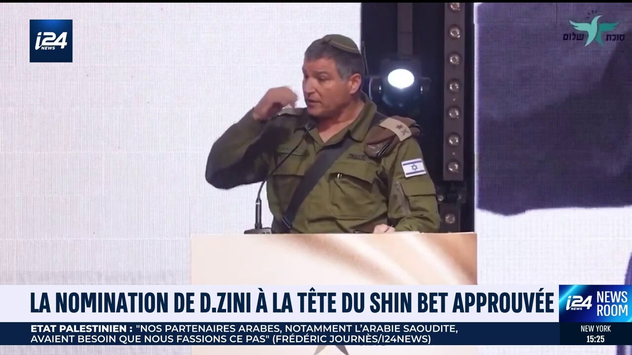 David Zini nommé officiellement à la tête du Shin Bet