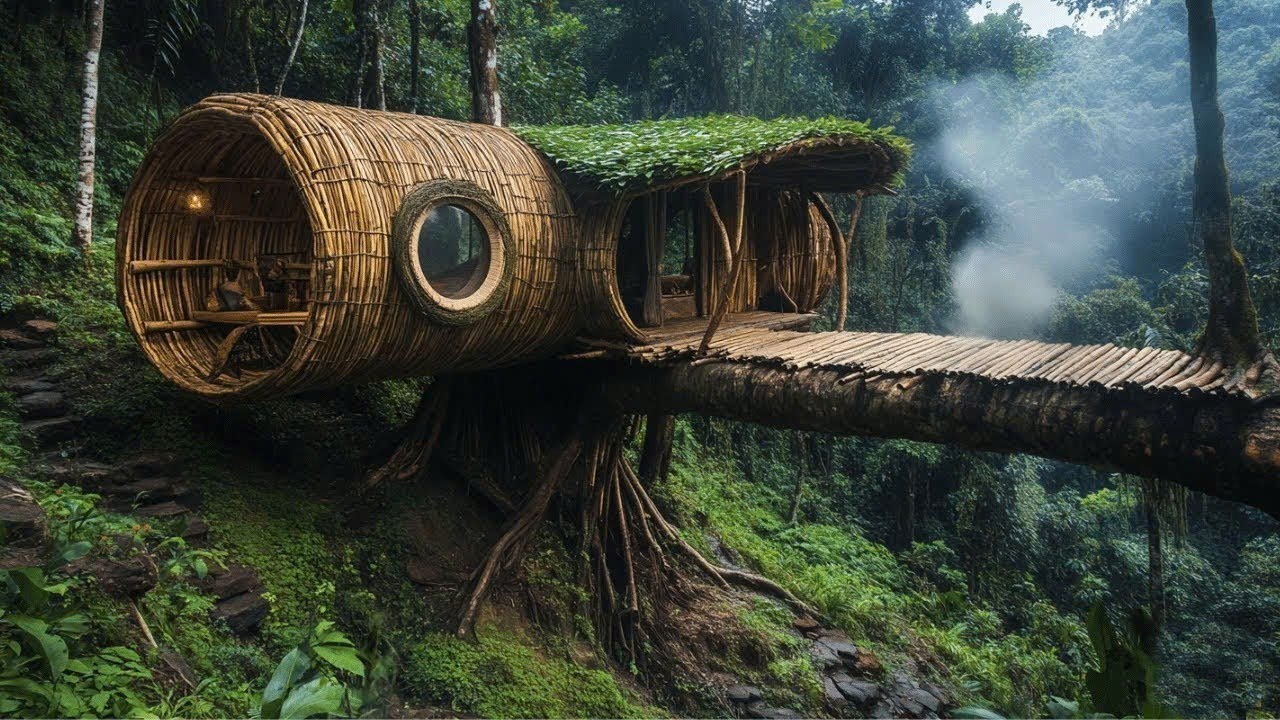 Building a warm survival shelter