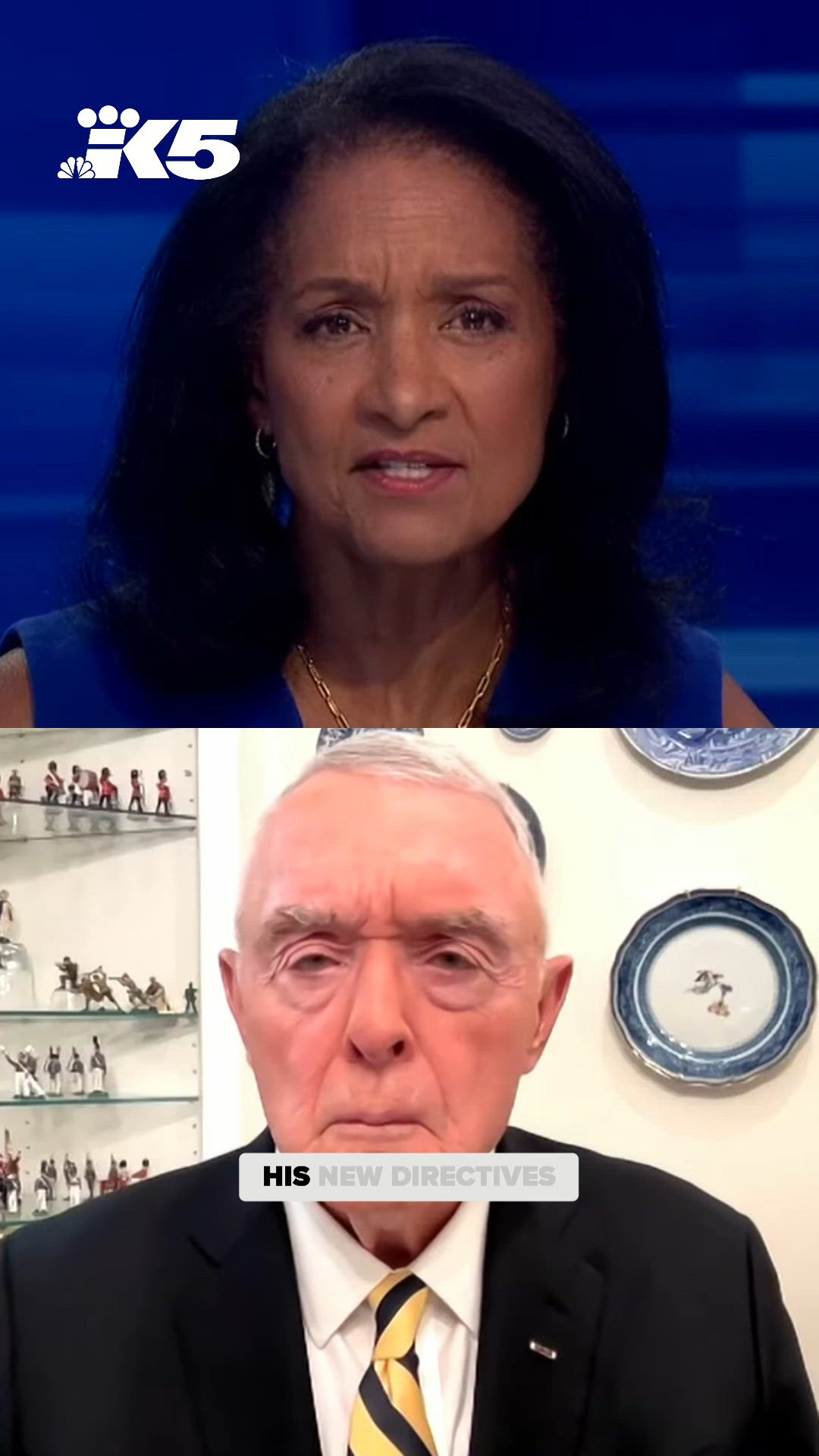 Retired Army Gen. Barry McCaffrey speaks with KING 5's Joyce Taylor ...