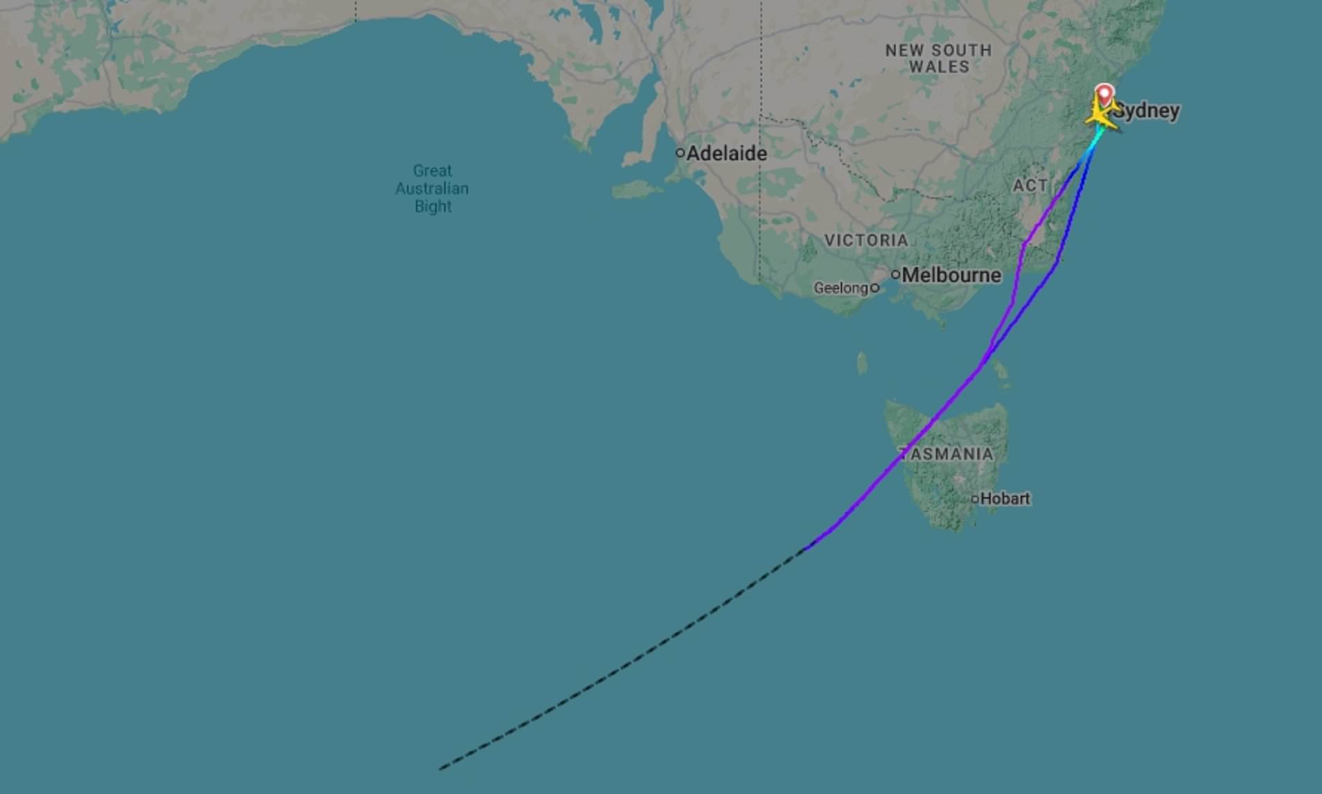 Qantas plane forced to make a sudden U-turn just four hours after takeoff