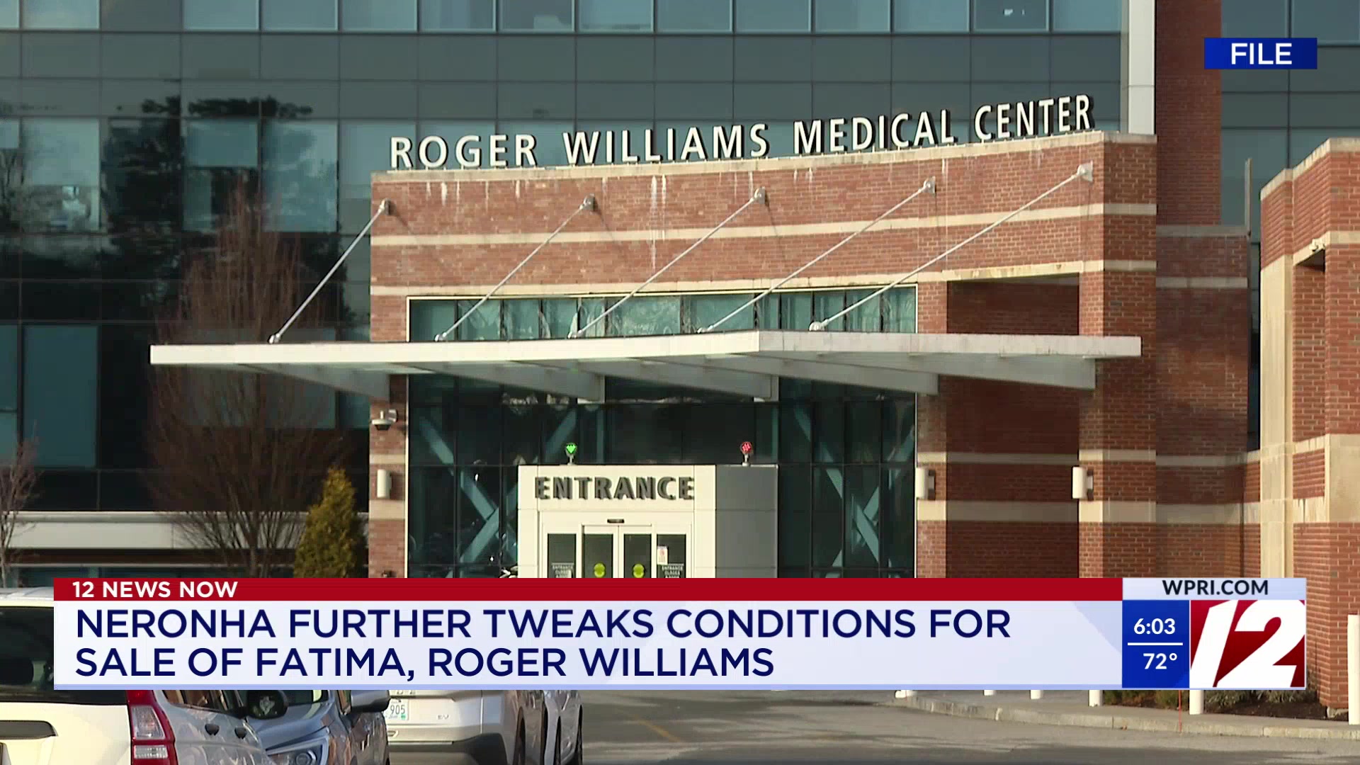 Neronha further tweaks conditions for sale of Fatima, Roger Williams