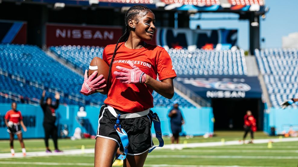 GALLERY: Titans, Bridgestone host Nashville girls flag football ...