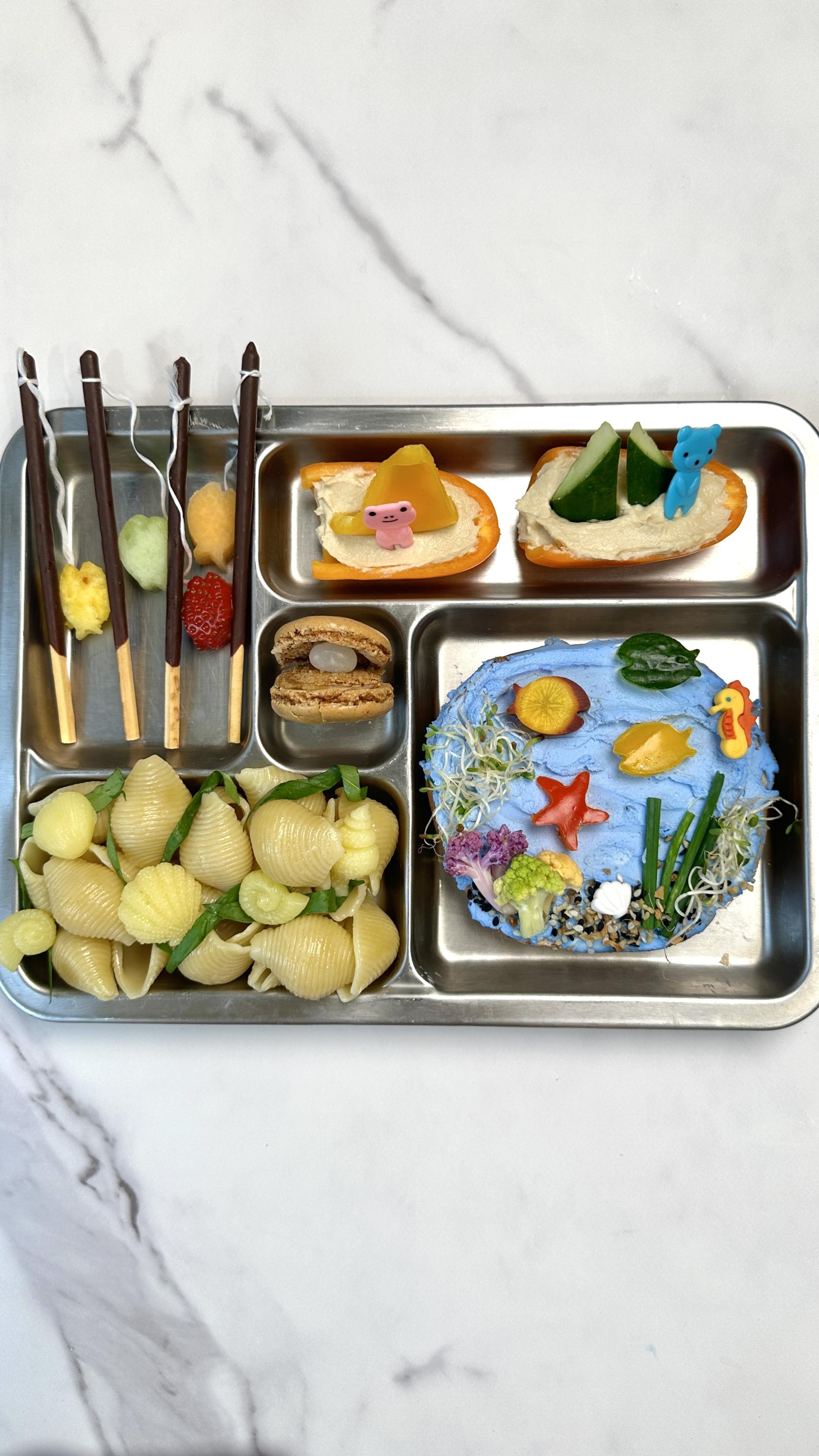 Under the Sea Themed Lunch Plate