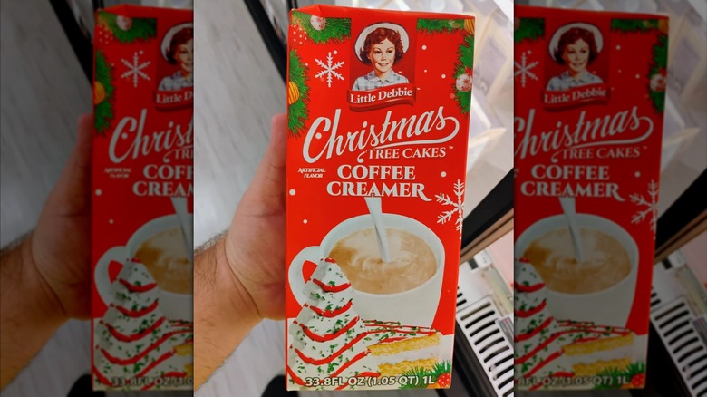 Little Debbie's Christmas Tree Cake Coffee Creamer Has Already Been ...