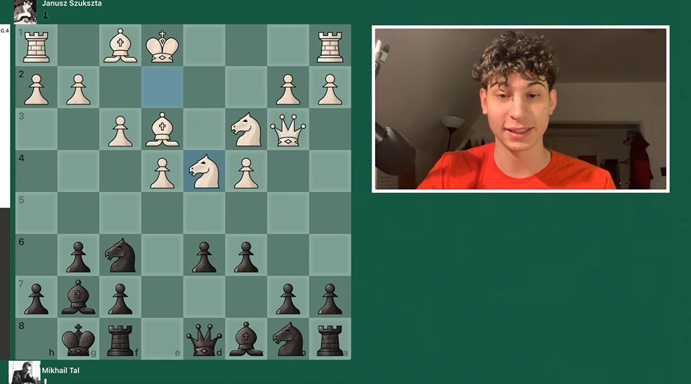 Playing a Tal Game Until He Sacs a Piece