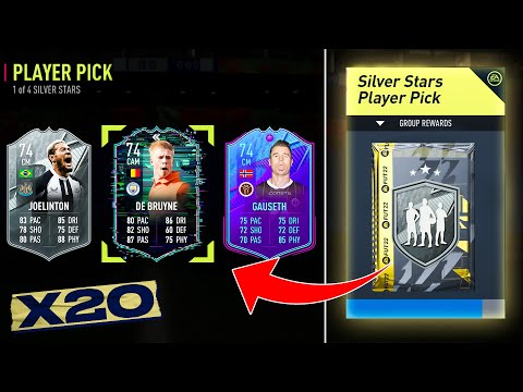 FIFA 22 20 x guaranteed silver stars player pick packs!