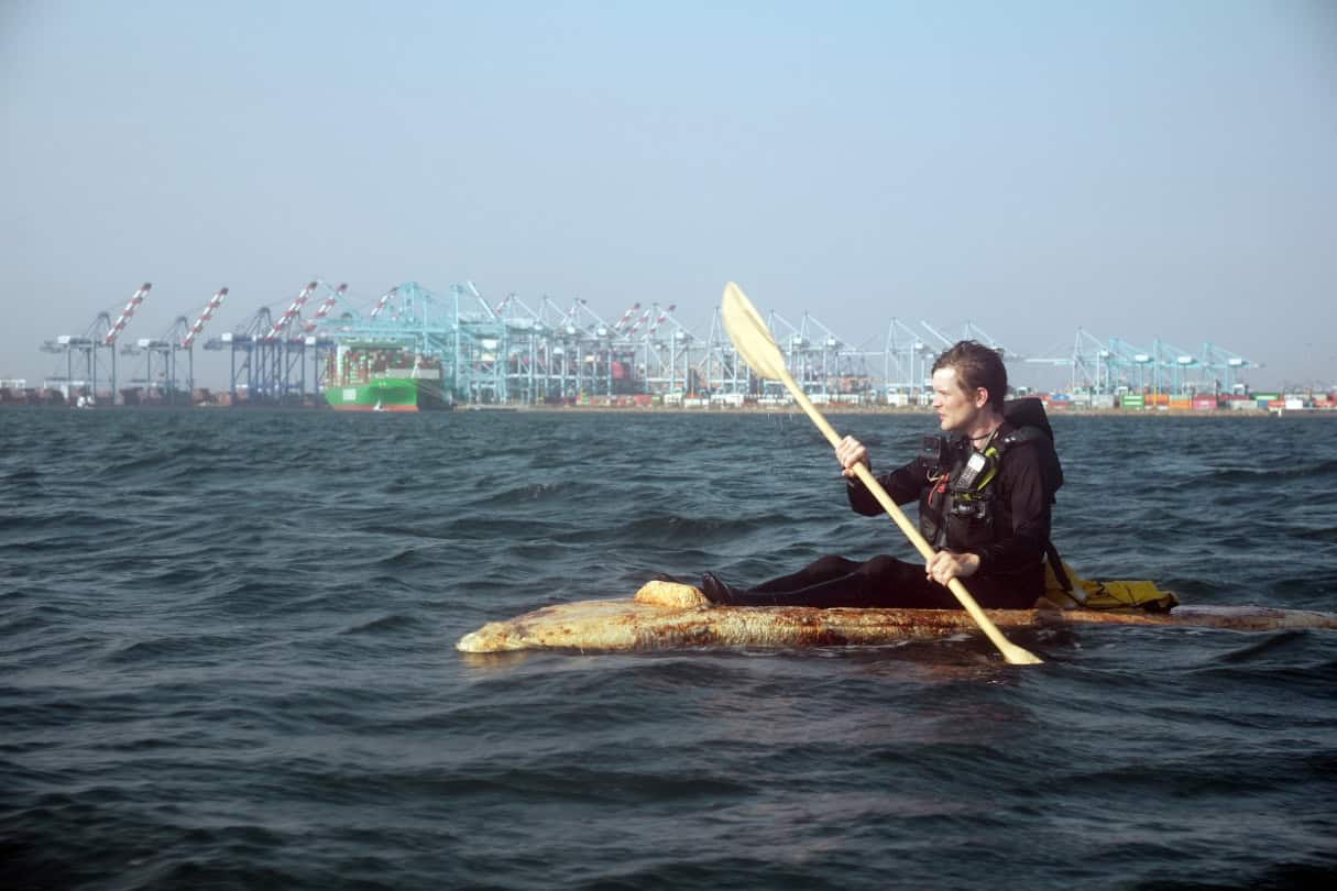 Artist Creates Mushroom Kayak And Paddles From Catalina Island To Los ...