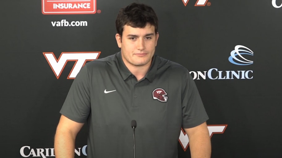 Everything From Virginia Tech OL Johnny Garrett On Tuesday