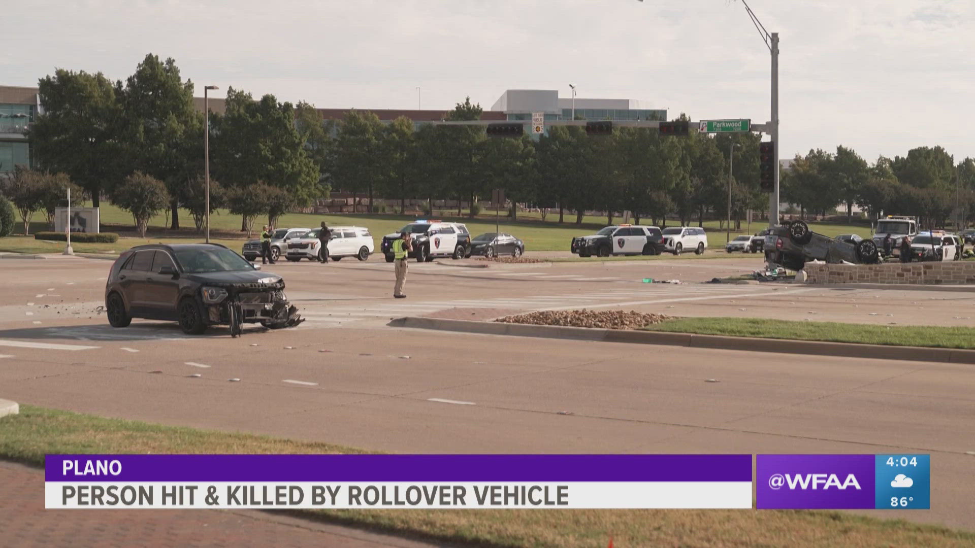 2-car rollover crash in Plano leaves 1 pedestrian dead, another ...