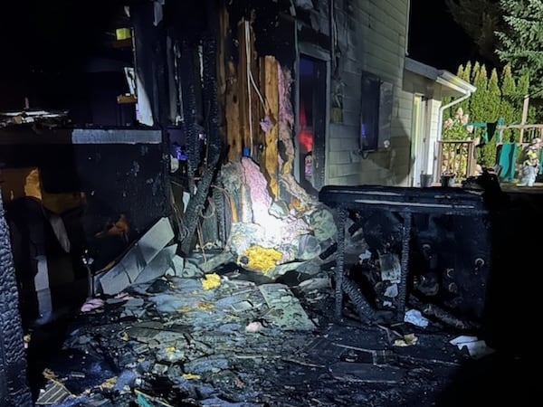 North Bend home nearly destroyed after propane tank explosion sparks fire