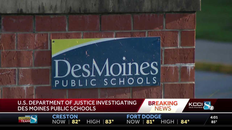 Justice Department launches investigation into Des Moines Public ...