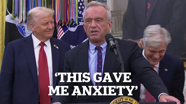 RFK jokes about 'anxiety' over Trump's phone calls on drug pricing